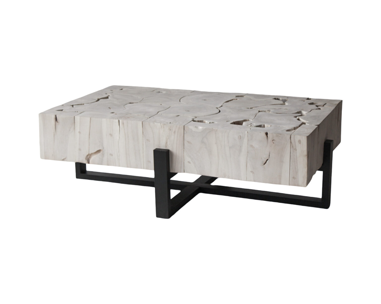 Teak Root Block Coffee Table – FAcollectionscorp