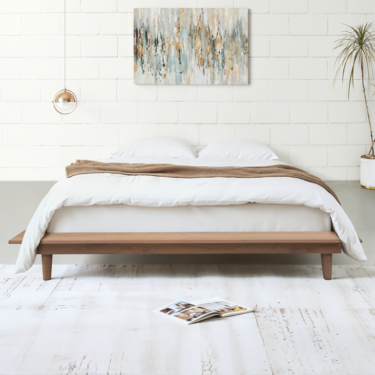 Solid Wood Bed Without Headboard – FAcollectionscorp